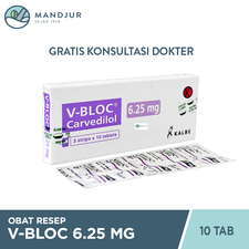 V Bloc 6.25 Mg 10 Tablet — Apotek Mandjur