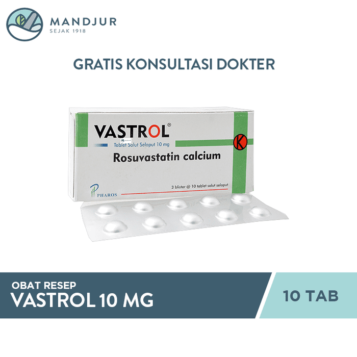 Vastrol 10 mg 10 Tablet — Apotek Mandjur