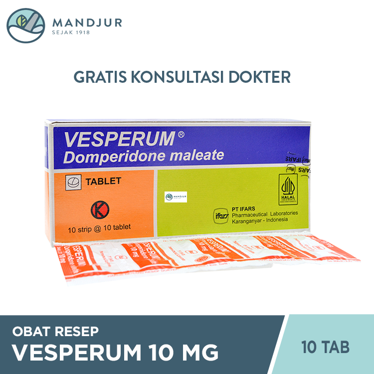 Vesperum 10 mg 10 Tablet — Apotek Mandjur