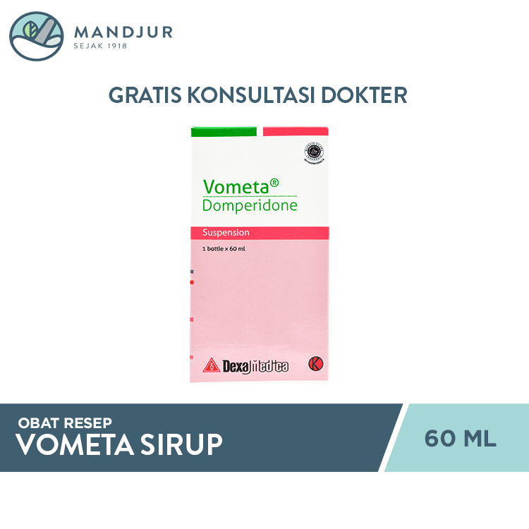 Vometa Sirup 60 mL — Apotek Mandjur