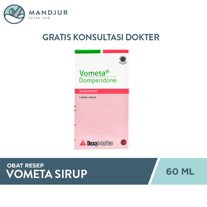 Vometa Sirup 60 mL — Apotek Mandjur