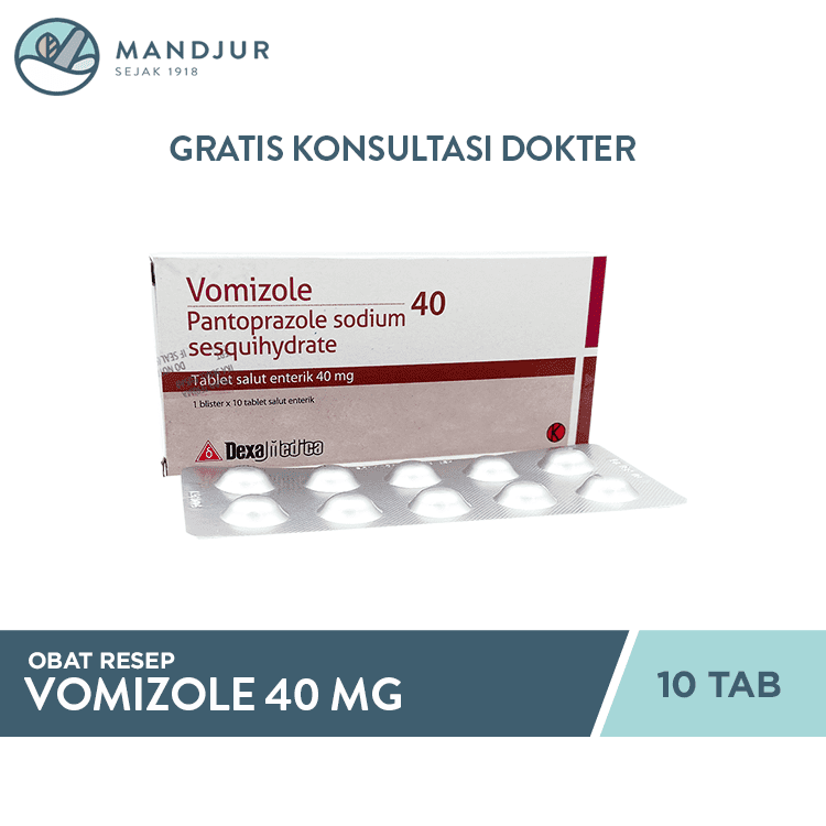 Vomizole 40 Mg 10 Tablet — Apotek Mandjur