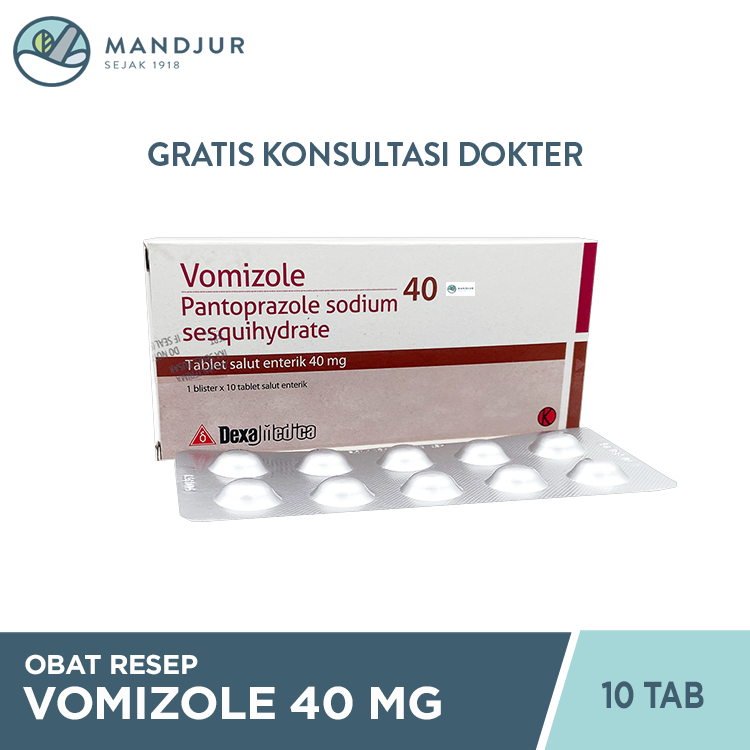 Vomizole 40 Mg 10 Tablet — Apotek Mandjur