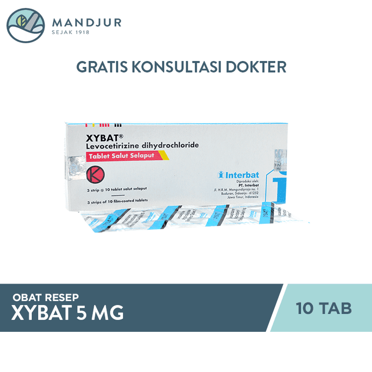 Xybat 5 mg 10 Tablet — Apotek Mandjur
