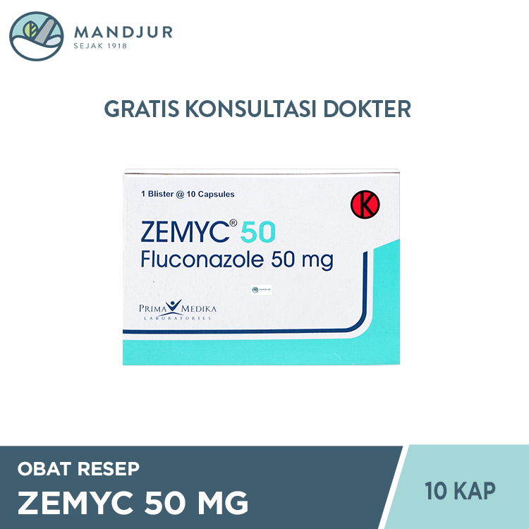 Zemyc 50 mg 10 Kapsul — Apotek Mandjur