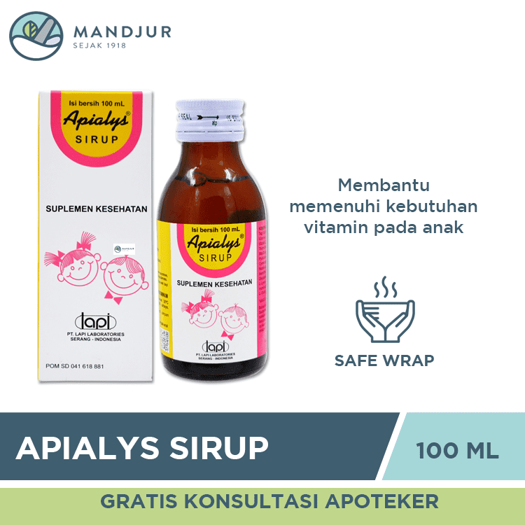 Apialys Sirup 100 ML — Apotek Mandjur