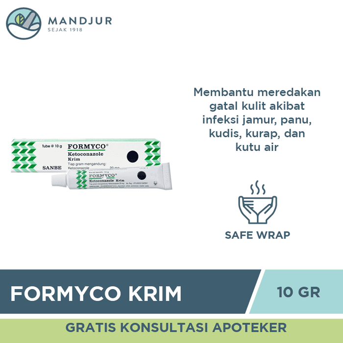 Formyco 2% Krim 10 Gram — Apotek Mandjur