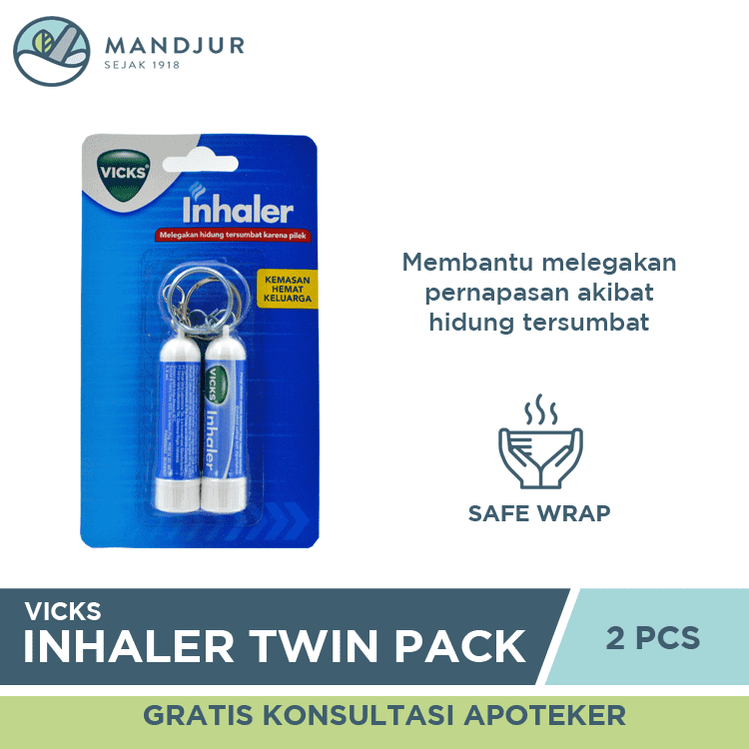 Vicks Inhaler Twin Pack — Apotek Mandjur