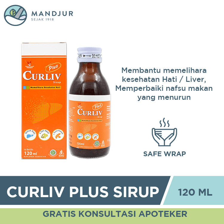 Curliv Plus Sirup 120 ML — Apotek Mandjur