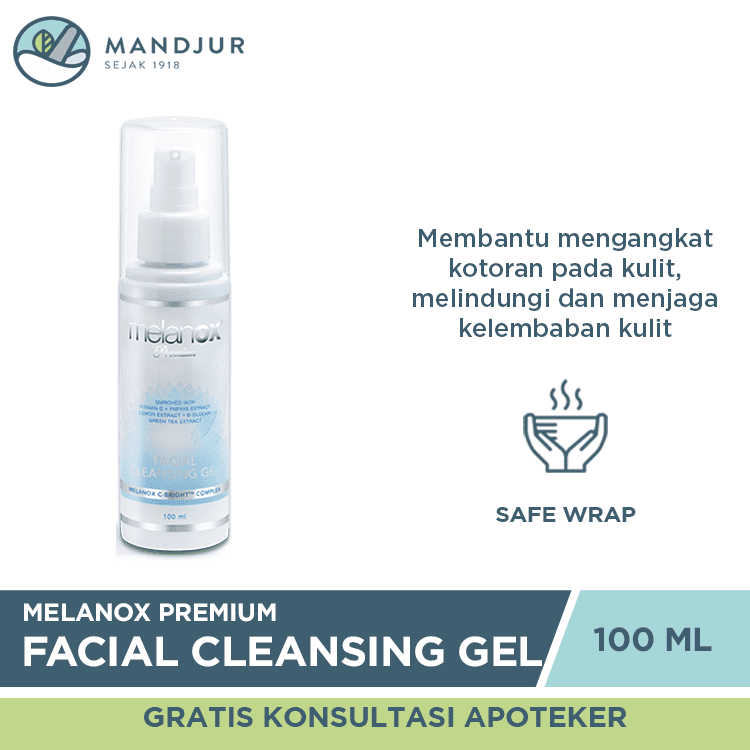 Melanox Premium Facial Cleansing Gel 100 Ml — Apotek Mandjur