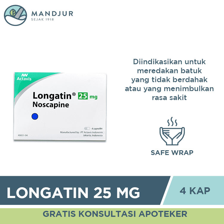 Longatin 25 Mg 4 Kapsul — Apotek Mandjur