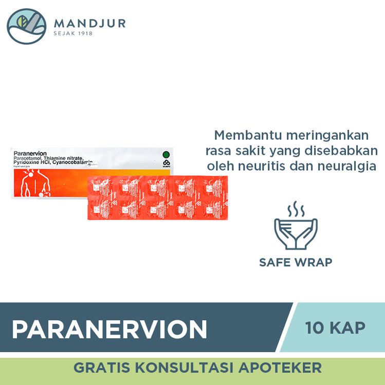 Paranervion 10 Kaplet — Apotek Mandjur