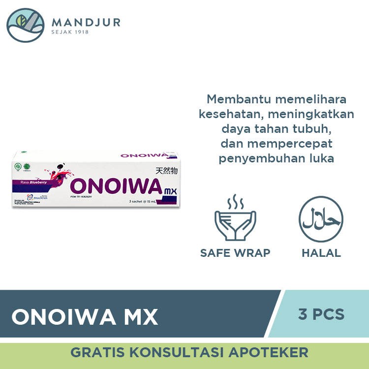 Onoiwa MX 3 Sachet — Apotek Mandjur