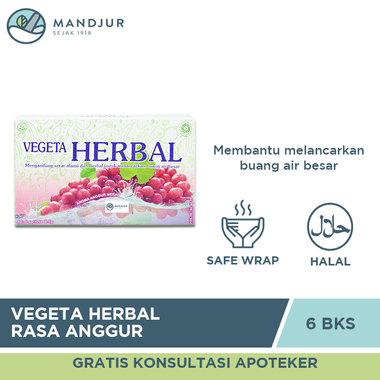 Vegeta Herbal Rasa Anggur — Apotek Mandjur
