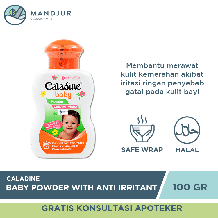 Caladine Baby Powder 100 Gr — Apotek Mandjur