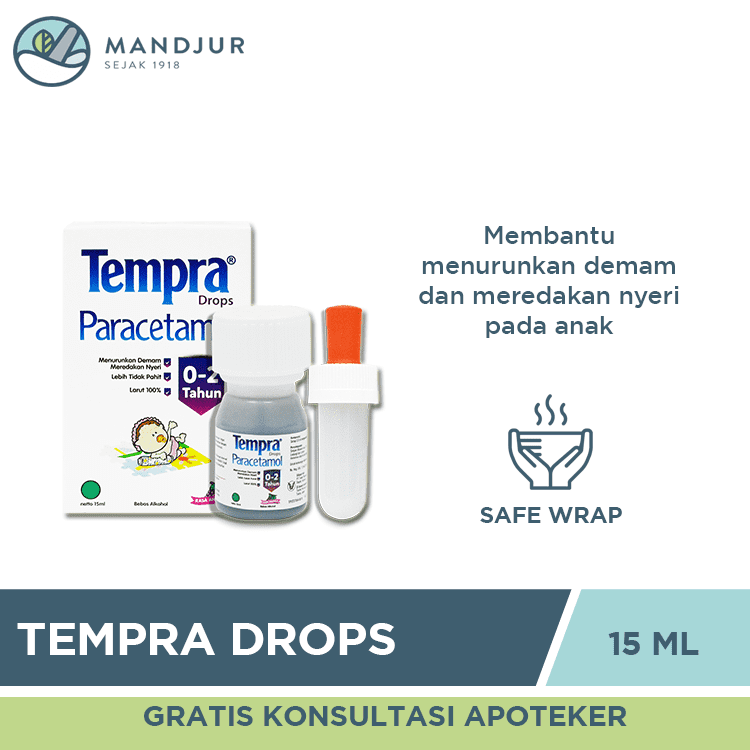 Tempra Drops 15 ML — Apotek Mandjur