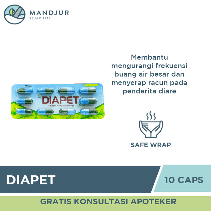 Diapet 10 Kapsul — Apotek Mandjur