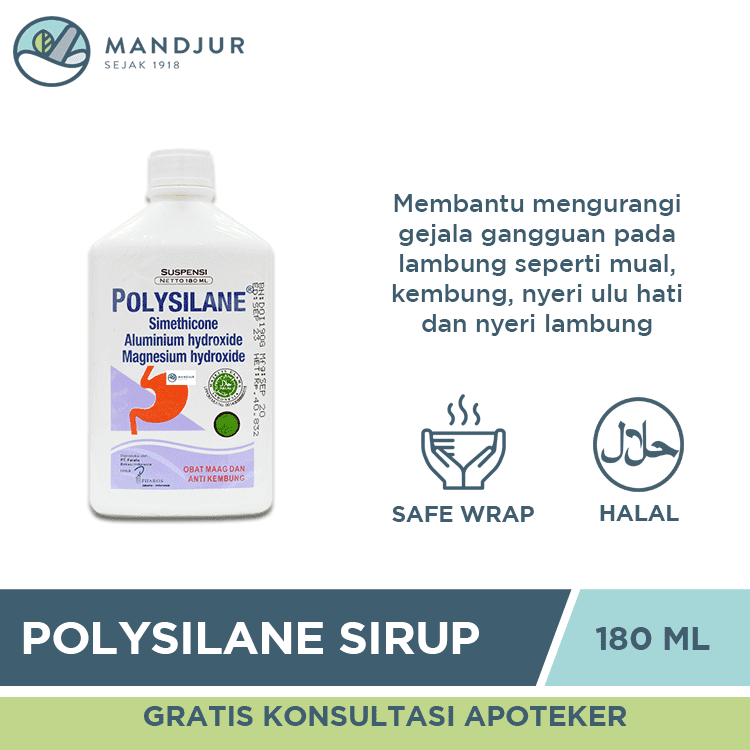 Polysilane Sirup 180 ML — Apotek Mandjur