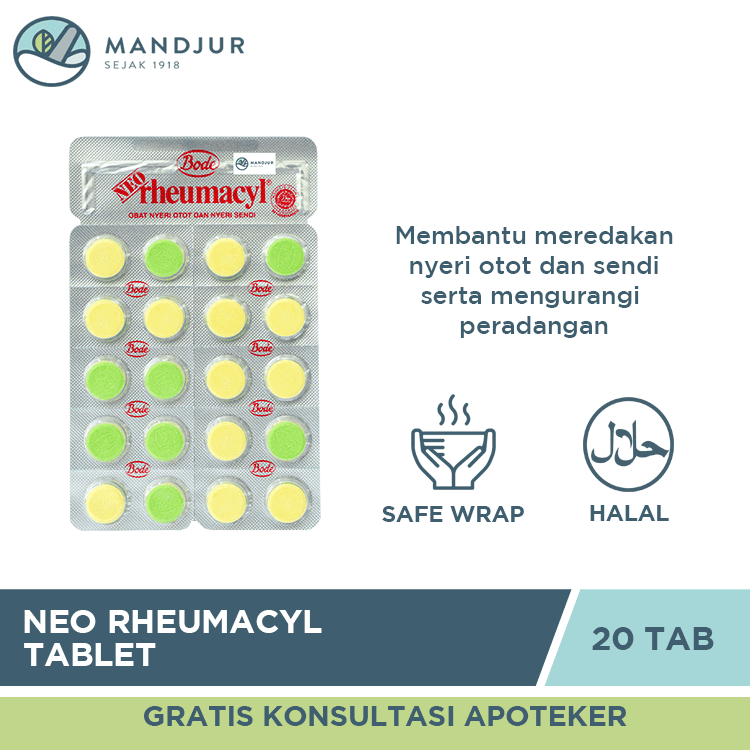 Neo Rheumacyl 20 Tablet — Apotek Mandjur
