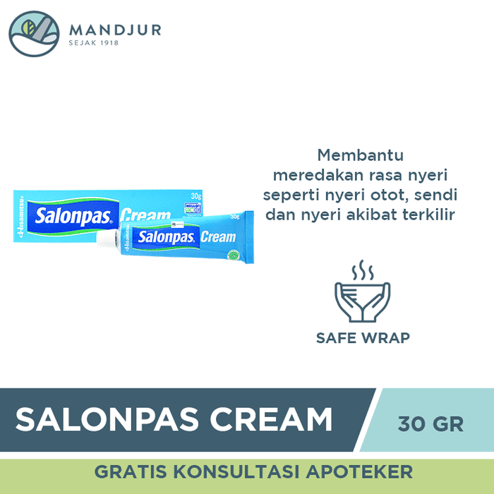 Salonpas Cream 30 Gr — Apotek Mandjur