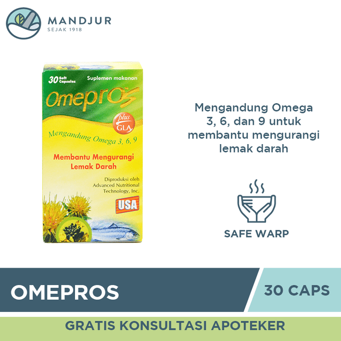 Omepros 30 Soft Capsules — Apotek Mandjur
