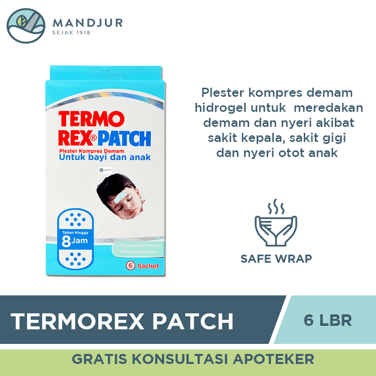 Termorex Patch Isi 6 Lembar — Apotek Mandjur