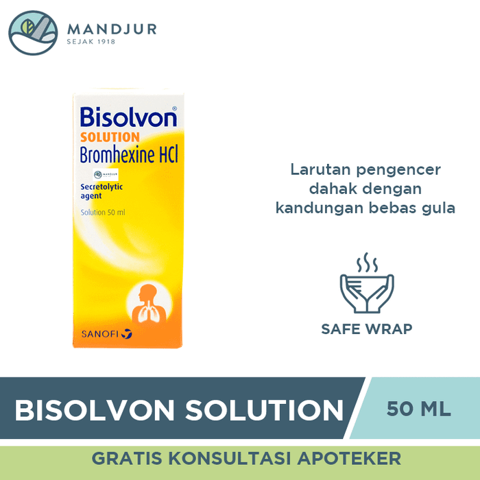 Bisolvon Solution 50 ML — Apotek Mandjur
