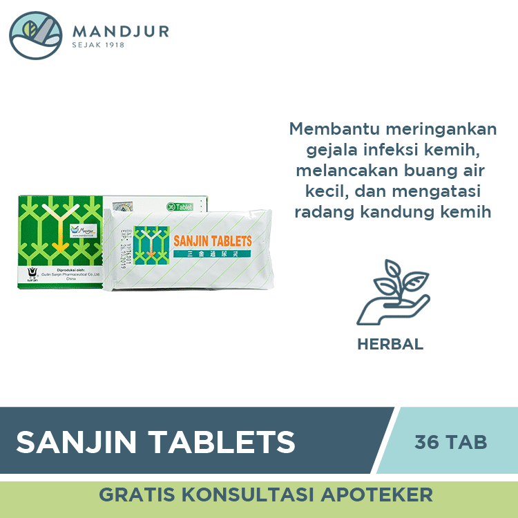 Sanjin Tablets — Apotek Mandjur