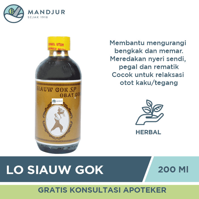 Obat Gosok Lo Siauw Gok (Lo Ban Teng) — Apotek Mandjur