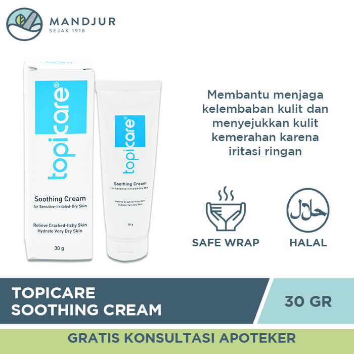 Topicare Soothing Cream 30 Gr — Apotek Mandjur