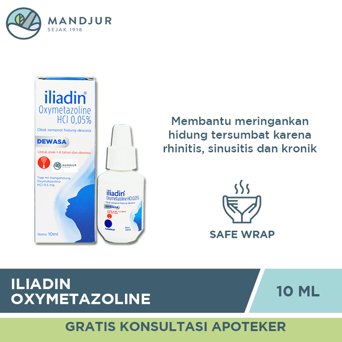 Iliadin Nasal Spray 10 mL — Apotek Mandjur