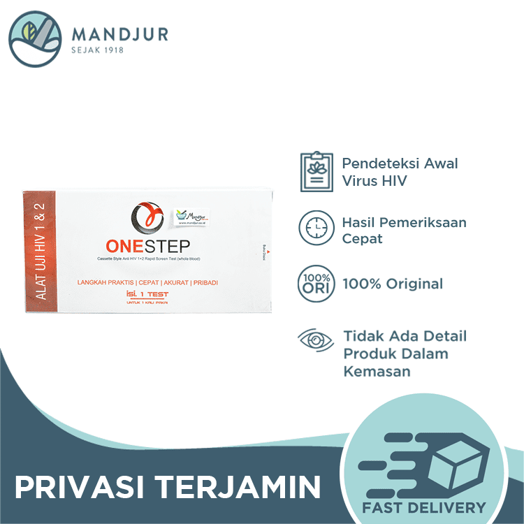 Onestep HIV Test (Alat Uji HIV 1 & 2) — Apotek Mandjur