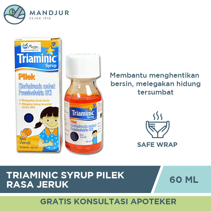 Triaminic Syrup Pilek (Rasa Jeruk) — Apotek Mandjur