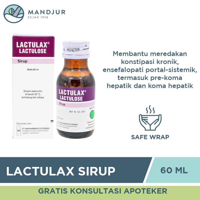 Lactulax Sirup 60 ML — Apotek Mandjur