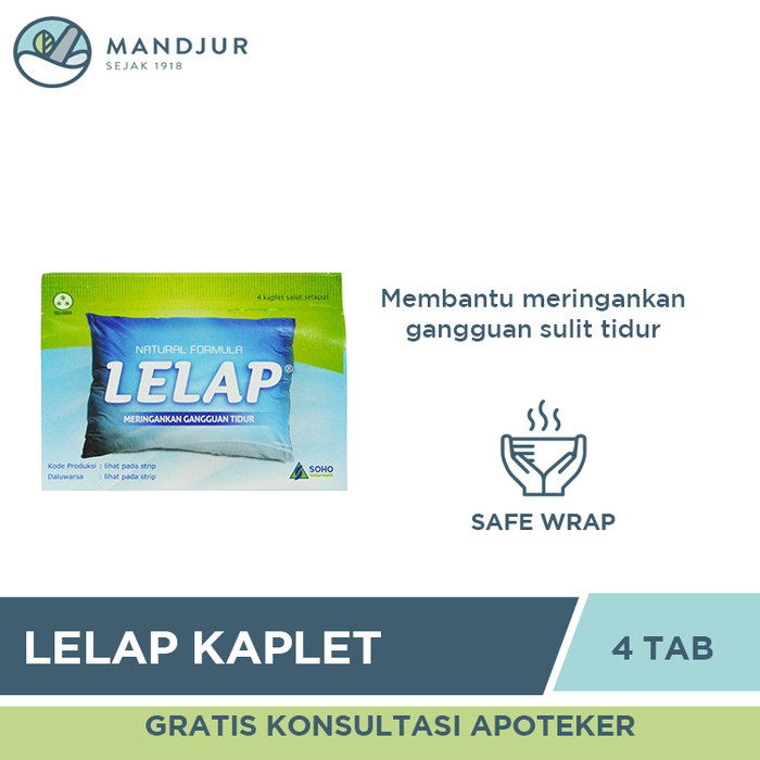 Lelap 4 Kaplet — Apotek Mandjur