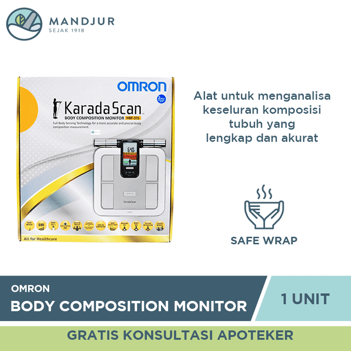 Omron Karada Scan Body Composition Monitor HBF-375 — Apotek Mandjur