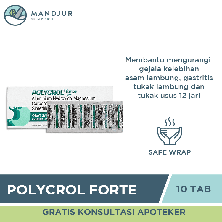 Polycrol Forte 10 Tablet — Apotek Mandjur