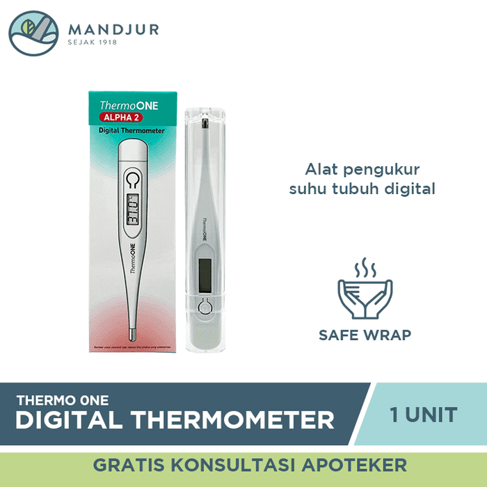 Thermo One Alpha 2 Digital Thermometer — Apotek Mandjur