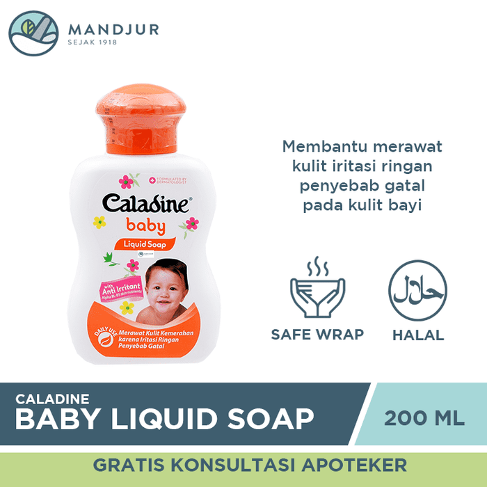 Caladine Baby Liquid Soap 200 mL — Apotek Mandjur