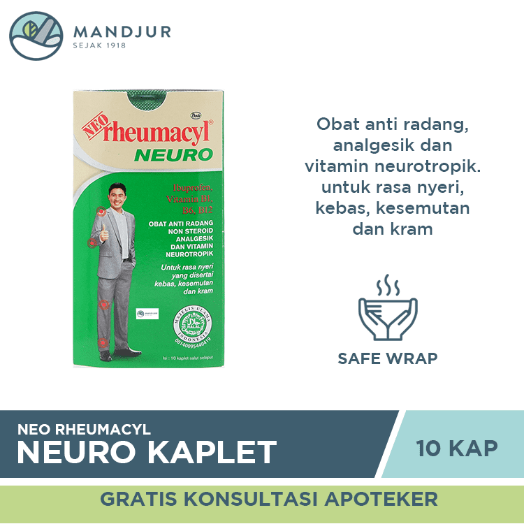 Neo Rheumacyl Neuro 10 Tablet — Apotek Mandjur