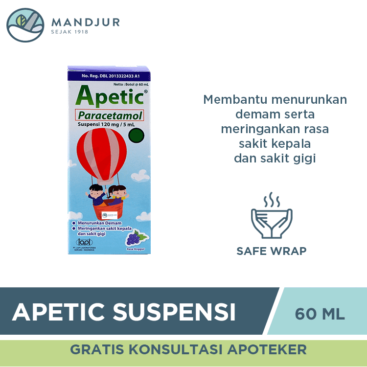 Apetic Suspensi 60 mL — Apotek Mandjur