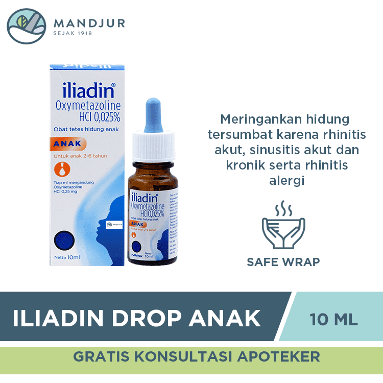 Iliadin Drop 10 mL — Apotek Mandjur