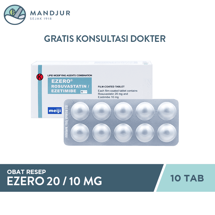 Ezero 20/10 mg 10 Tablet — Apotek Mandjur