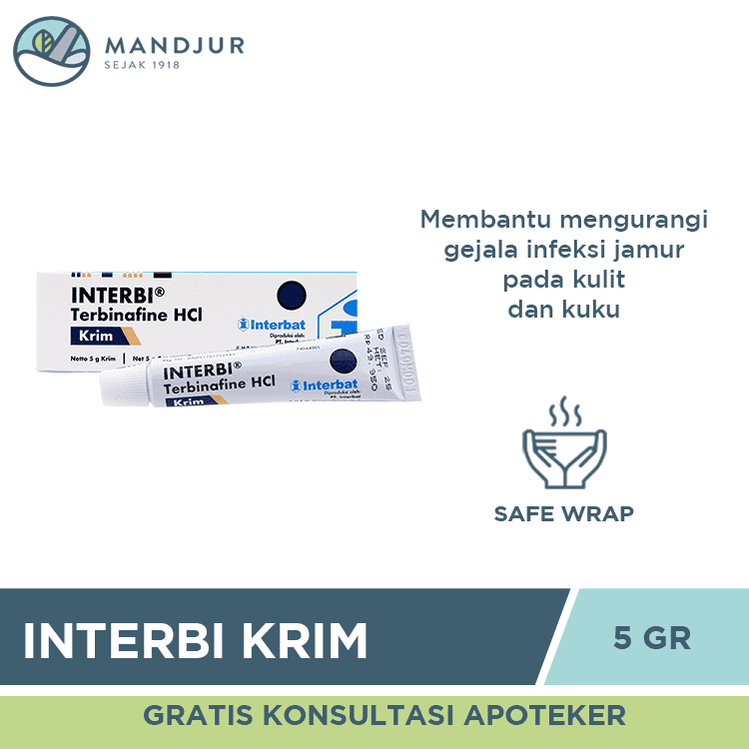 Interbi 1% Cream 5 G — Apotek Mandjur