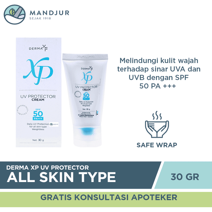 Derma XP UV Protector Cream SPF 50 — Apotek Mandjur