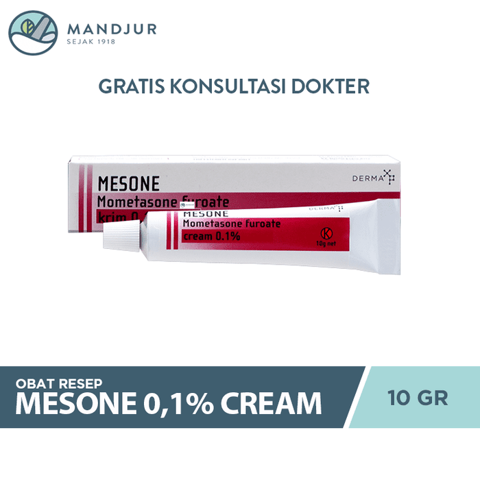 Mesone 0.1% Cream 10 g — Apotek Mandjur