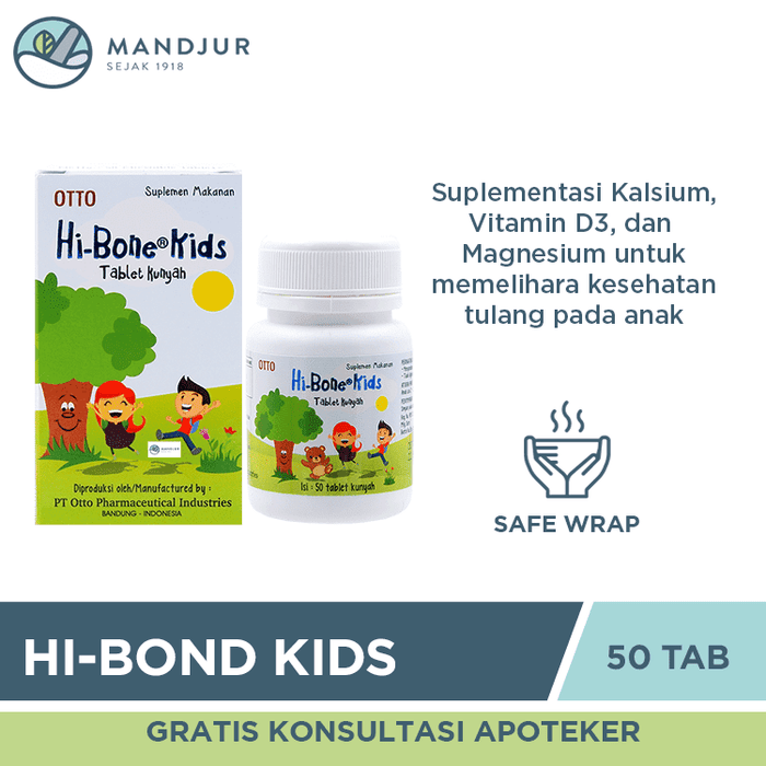 Hi-Bone Kids 50 Tablet Kunyah — Apotek Mandjur