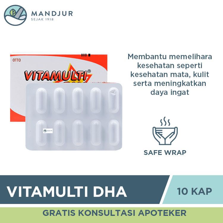 Vitamulti DHA 10 Kapsul — Apotek Mandjur