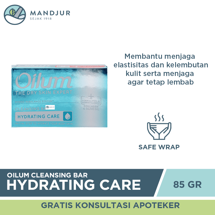 Oilum Hydrating Care Cleansing Bar 85 Gr — Apotek Mandjur