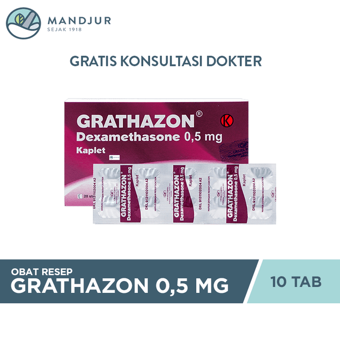 Grathazon 0.5 mg 10 Kaplet — Apotek Mandjur